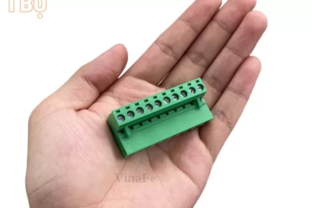 Terminal Block 10Pin 5.08 Chân Cong
